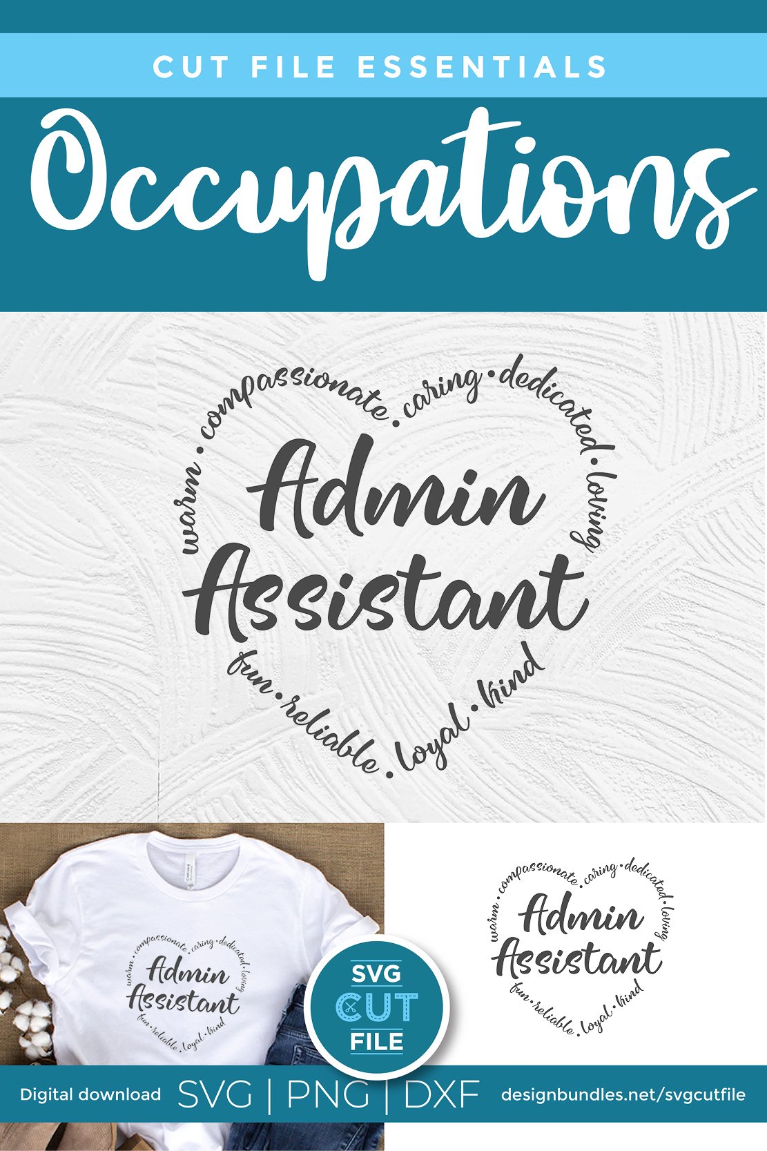 Admin svg -an administrative assistant svg file for crafters (1110482 ...