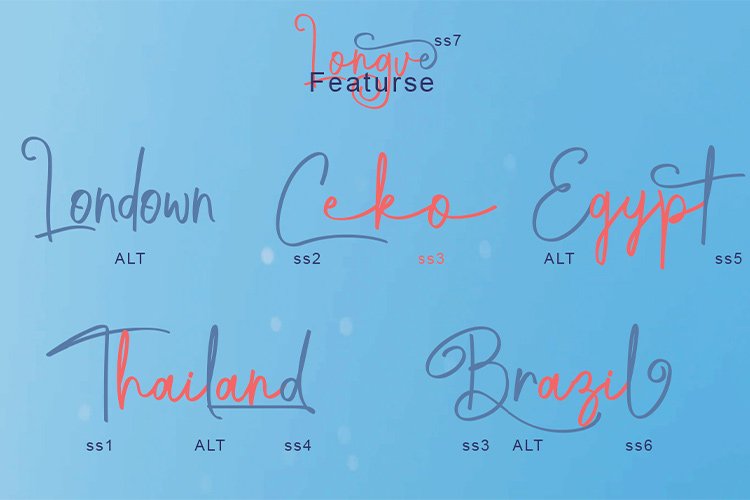Longve || Elegant Handwriting Font (545547) | Handwritten | Font Bundles