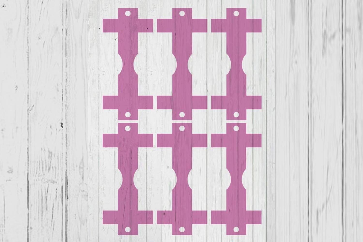 Cross necklace bands display card template svg dxf png ai fi (1224304 ...