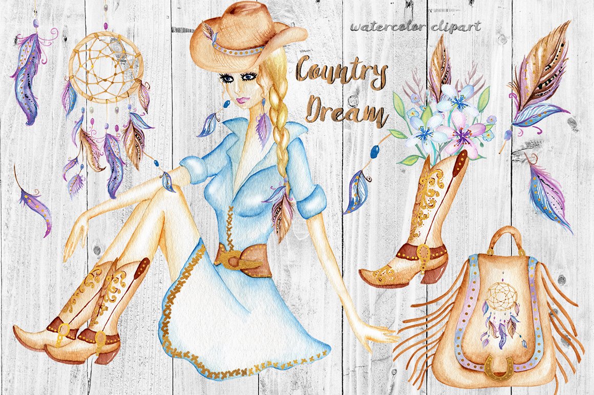 Country Western Clip Art