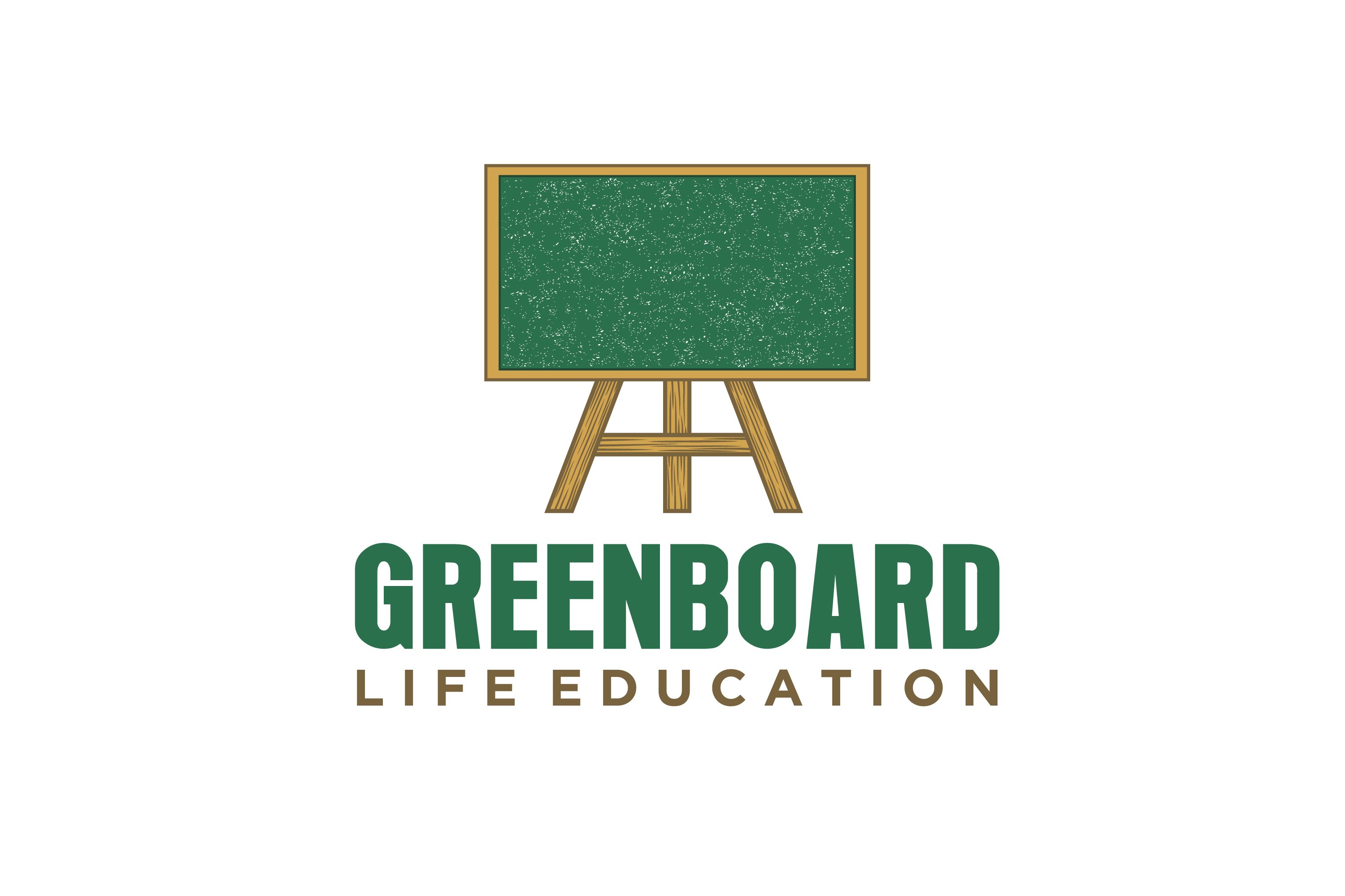 Chalkboard logo design for education school (989831) | Illustrations ...