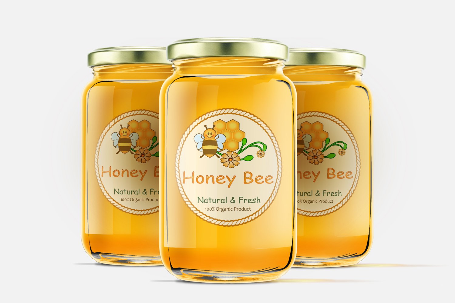 40 Honey Jar Labels PNG 254285 Labels Design Bundles