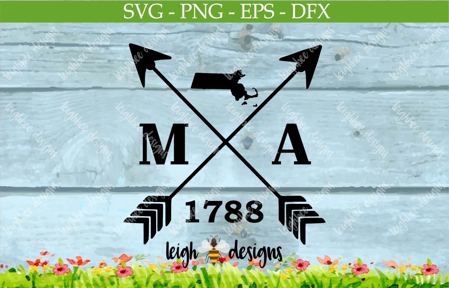 Arrow Massachusetts 1788 (60974) | SVGs | Design Bundles