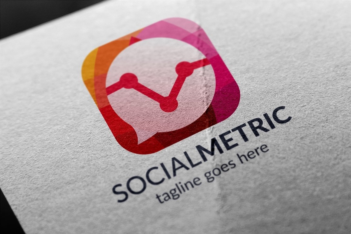 Social Metric Logo (654384) | Logos | Design Bundles