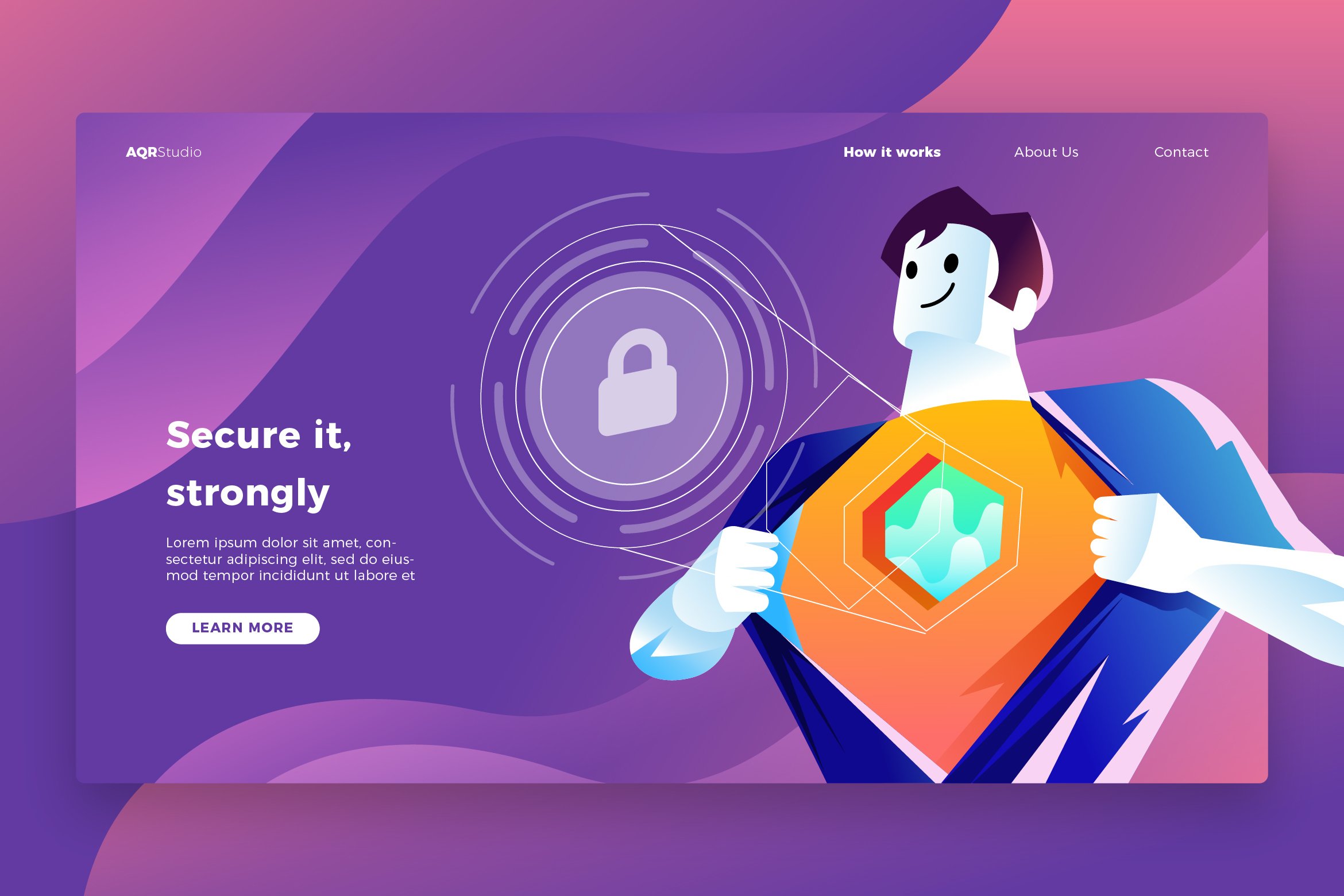 Security - Banner & Landing Page (316129) | Customizable Templates ...