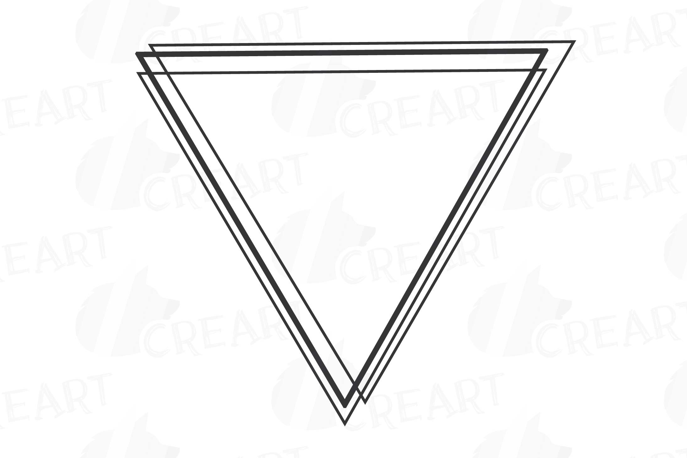 Elegant geometric black frames, lineal frames clip art (156624 ...