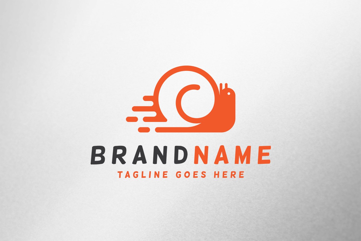 Snail Speed Logo Template