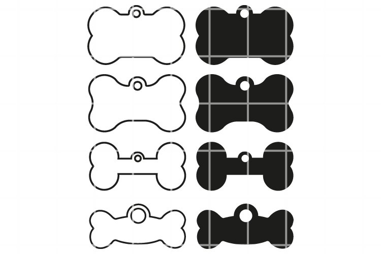 Dog Bone Tag Png