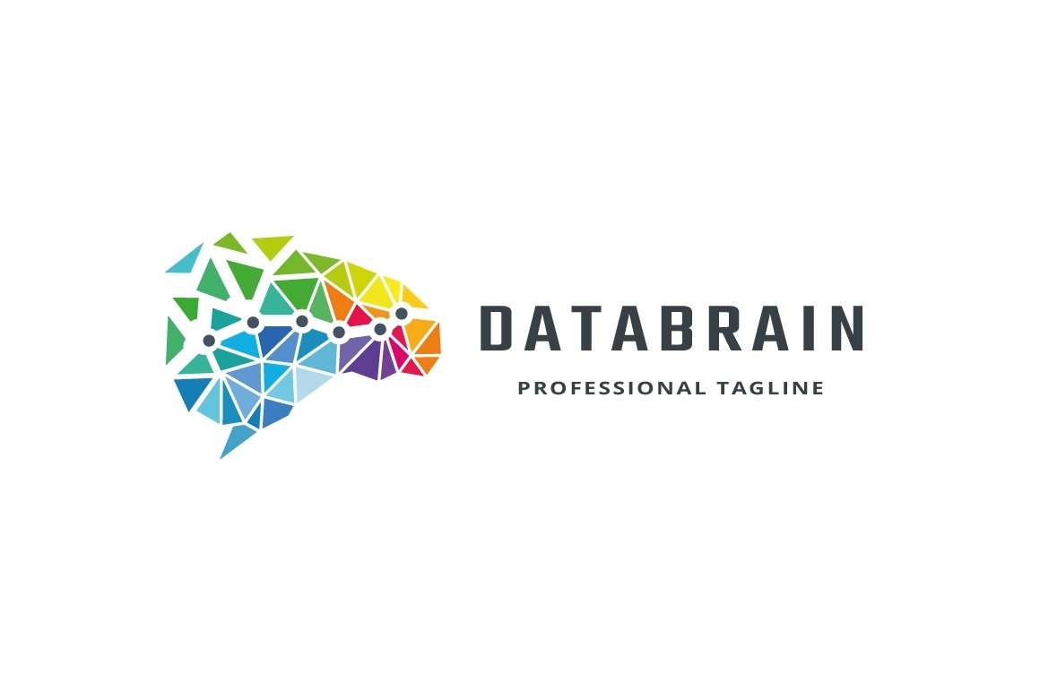 Data Brain Logo (682159) | Logos | Design Bundles