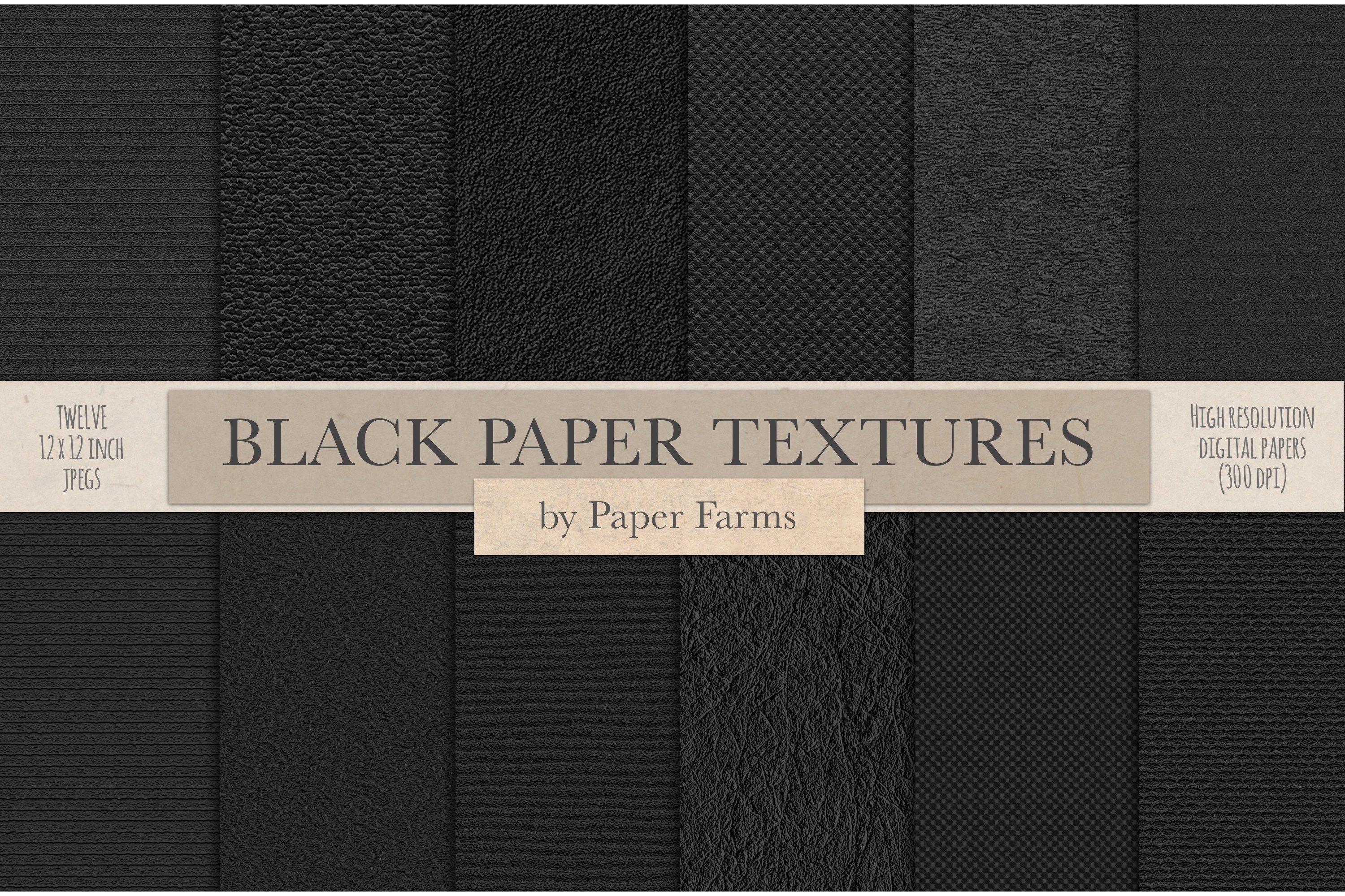 Black paper textures (478289) | Textures | Design Bundles