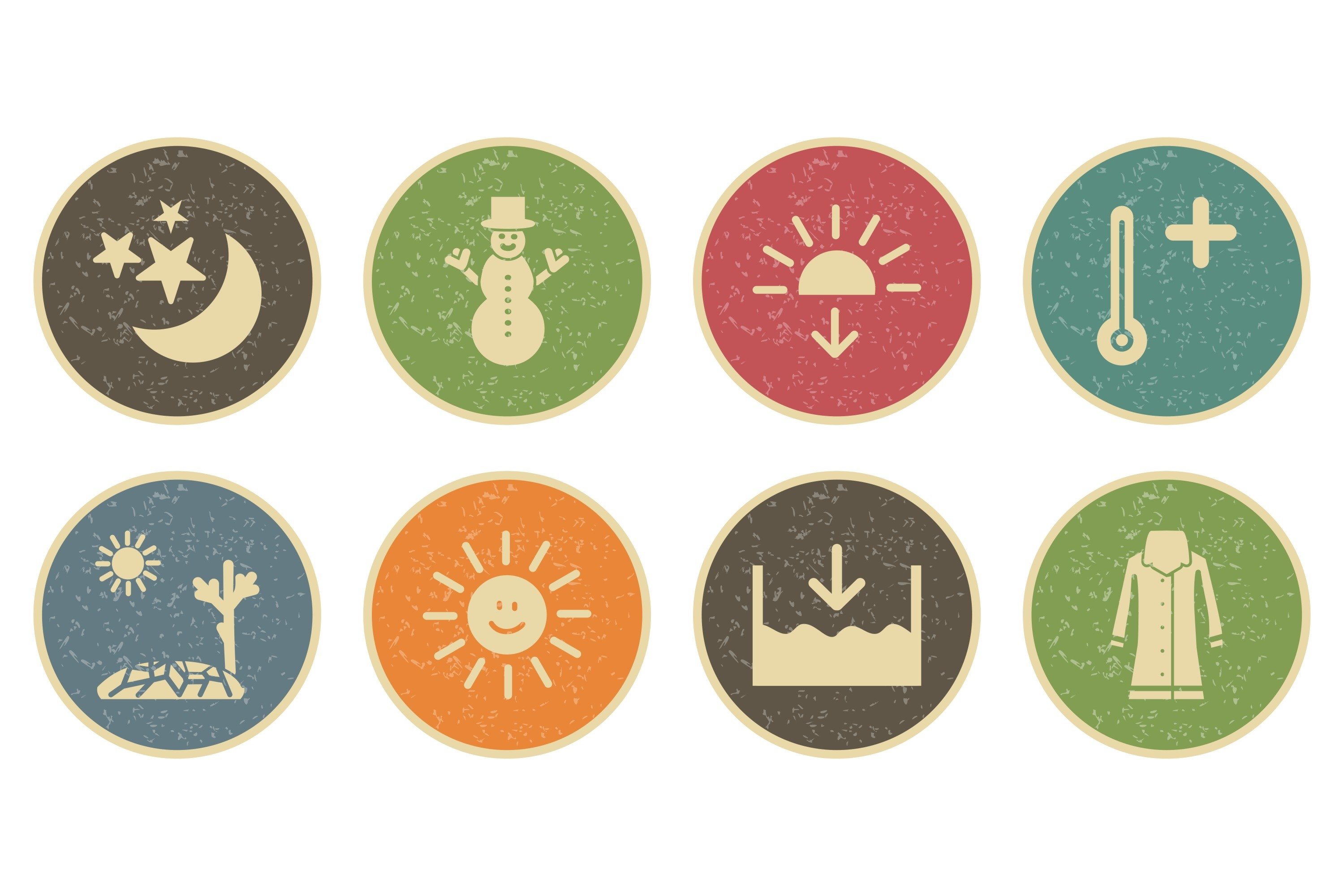 Set Of Weather And Season Icons (508776)