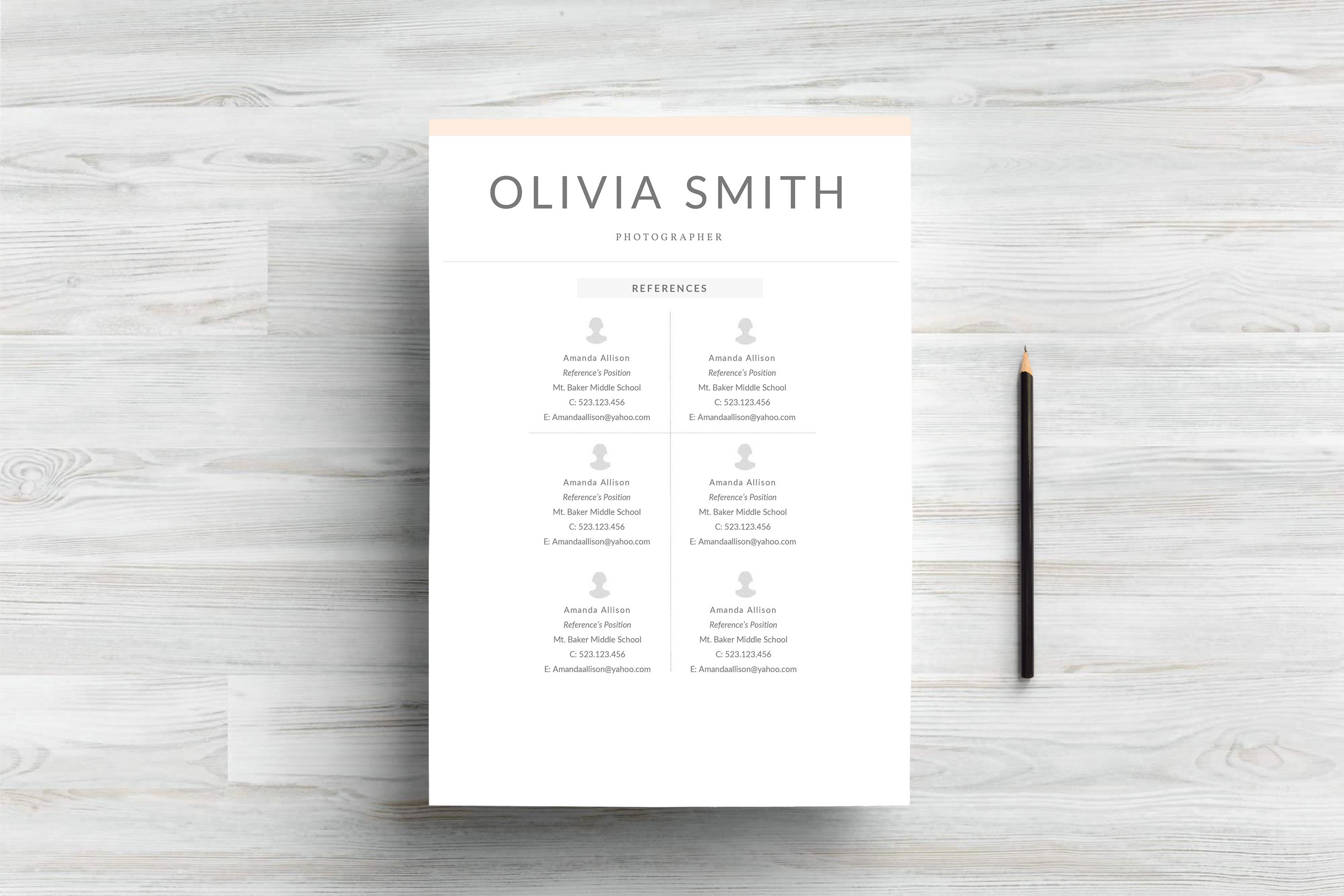 Creative Resume Template Google Docs MAC PAGES