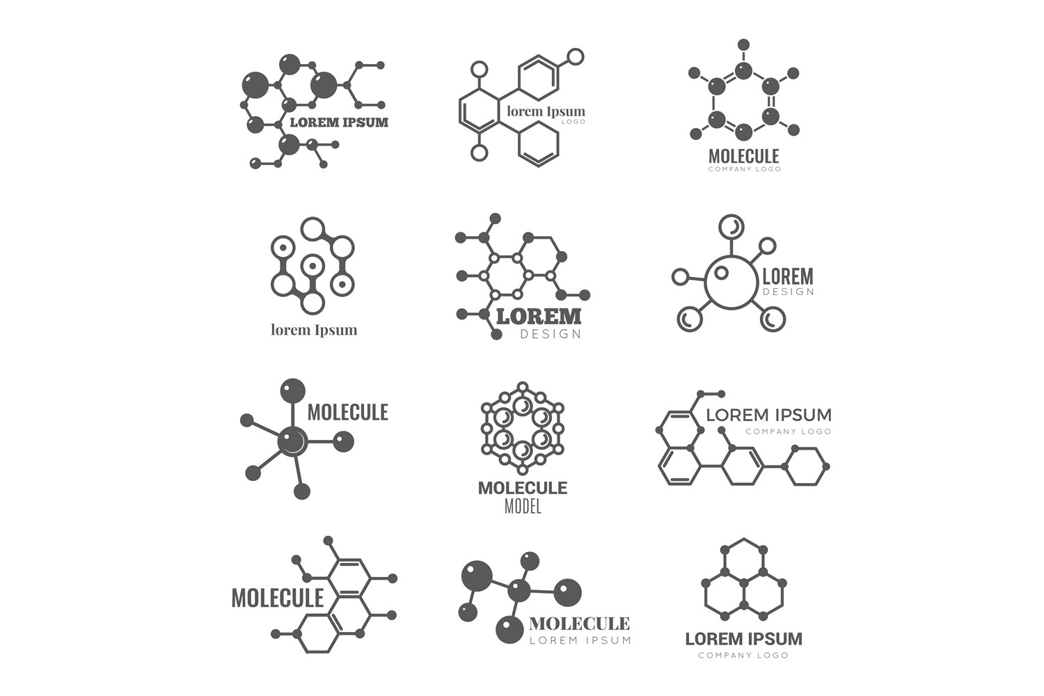 Logotipo Molecular