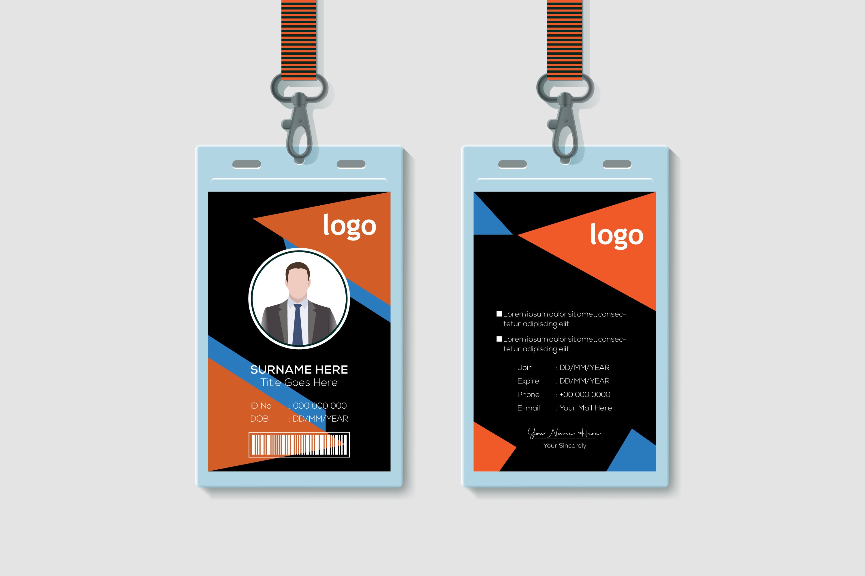 Photo ID Card Template