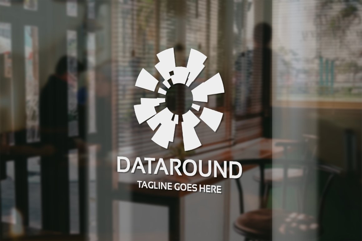 Data Round Logo (669811) | Logos | Design Bundles