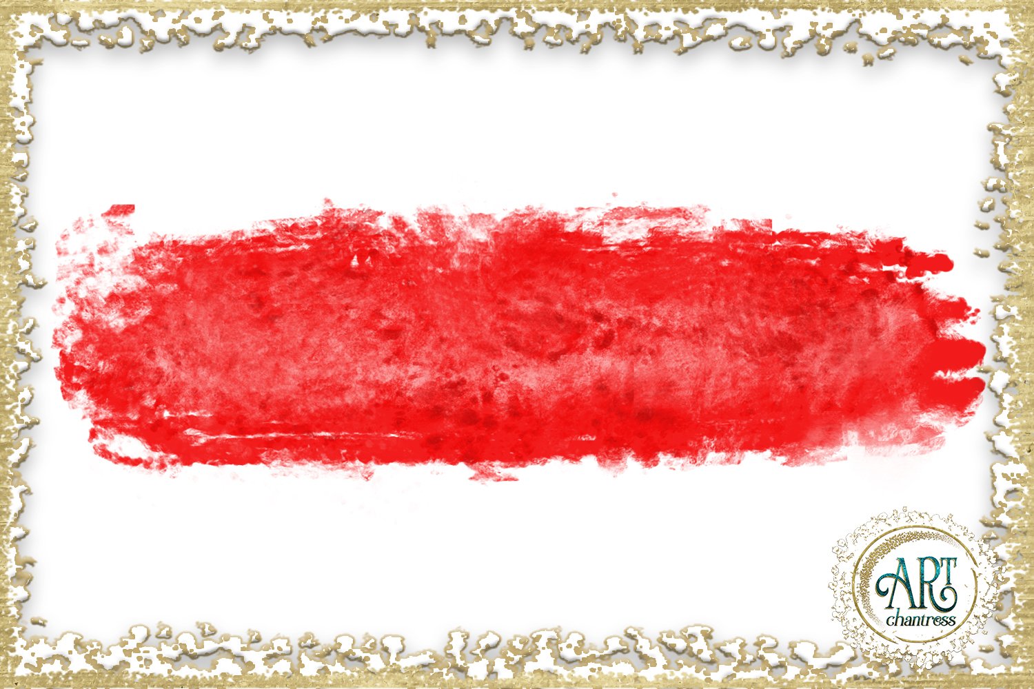 Scarlet Red Splotches Brush Strokes Clipart crimson Glitter (105871 ...