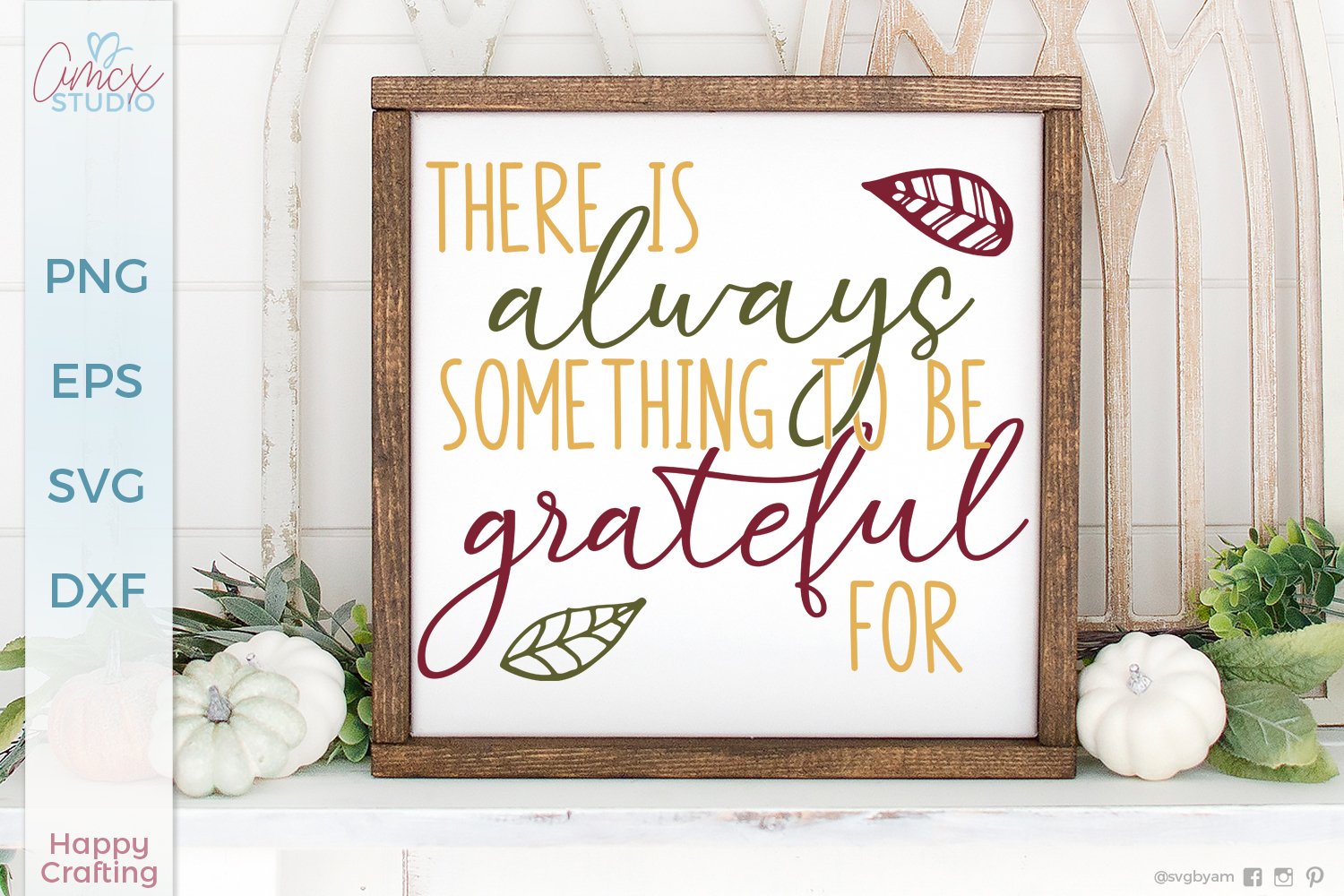 Very Grateful - Fall Craft Bundle (384127) | SVGs | Design Bundles