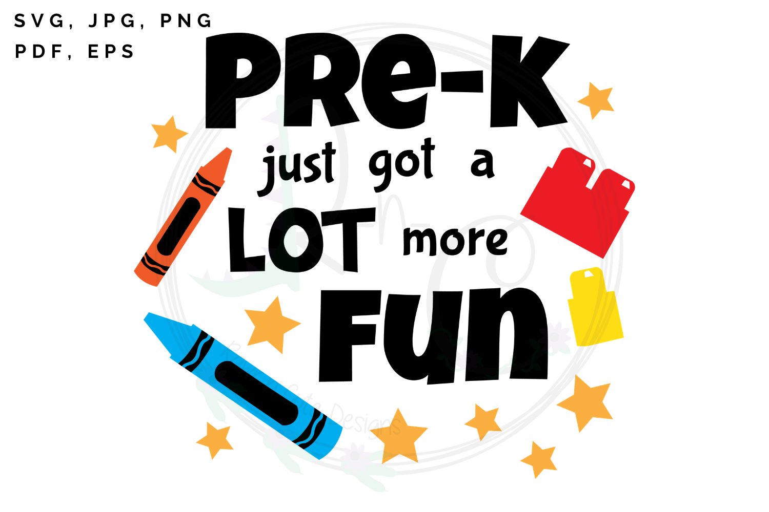 Pre-k just got more Fun, Preschool fun (1019765) | Cut Files | Design ...