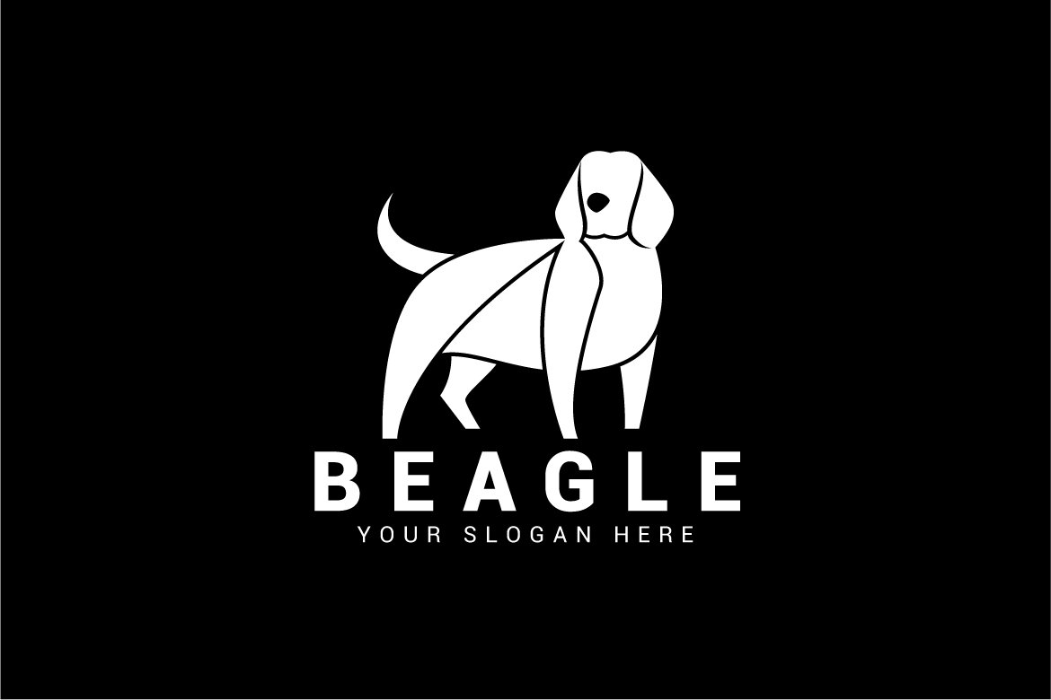 Beagle Logo Beagle Dog's Head Logo Assertive And Bold | Logo Design