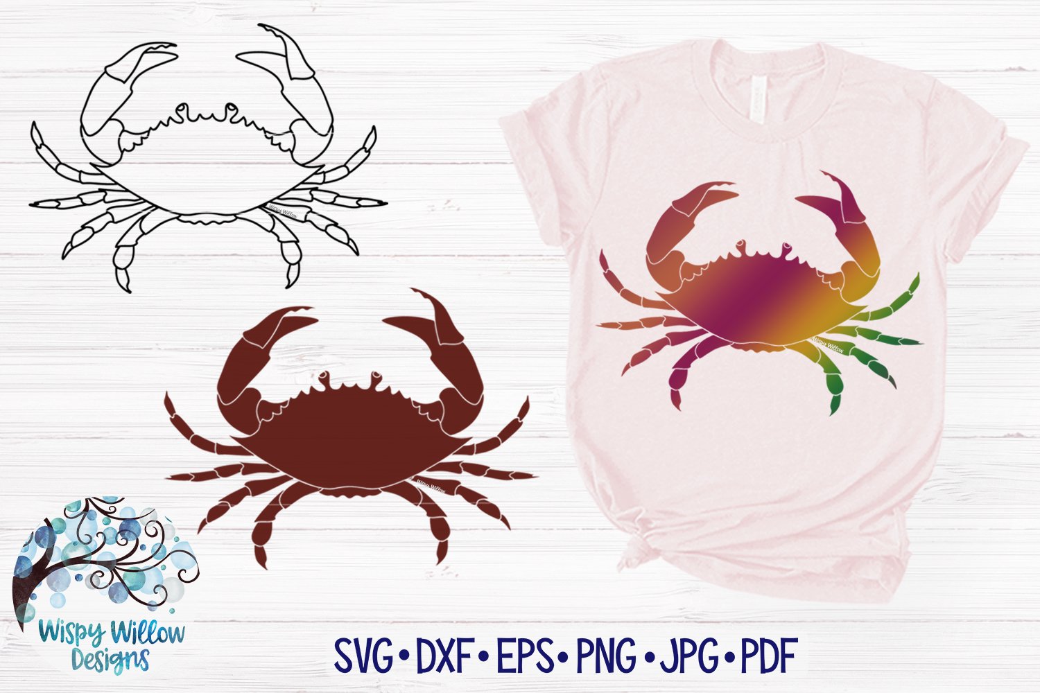 Crab SVG| Summer Crab SVG Cut File (616791) | SVGs | Design Bundles