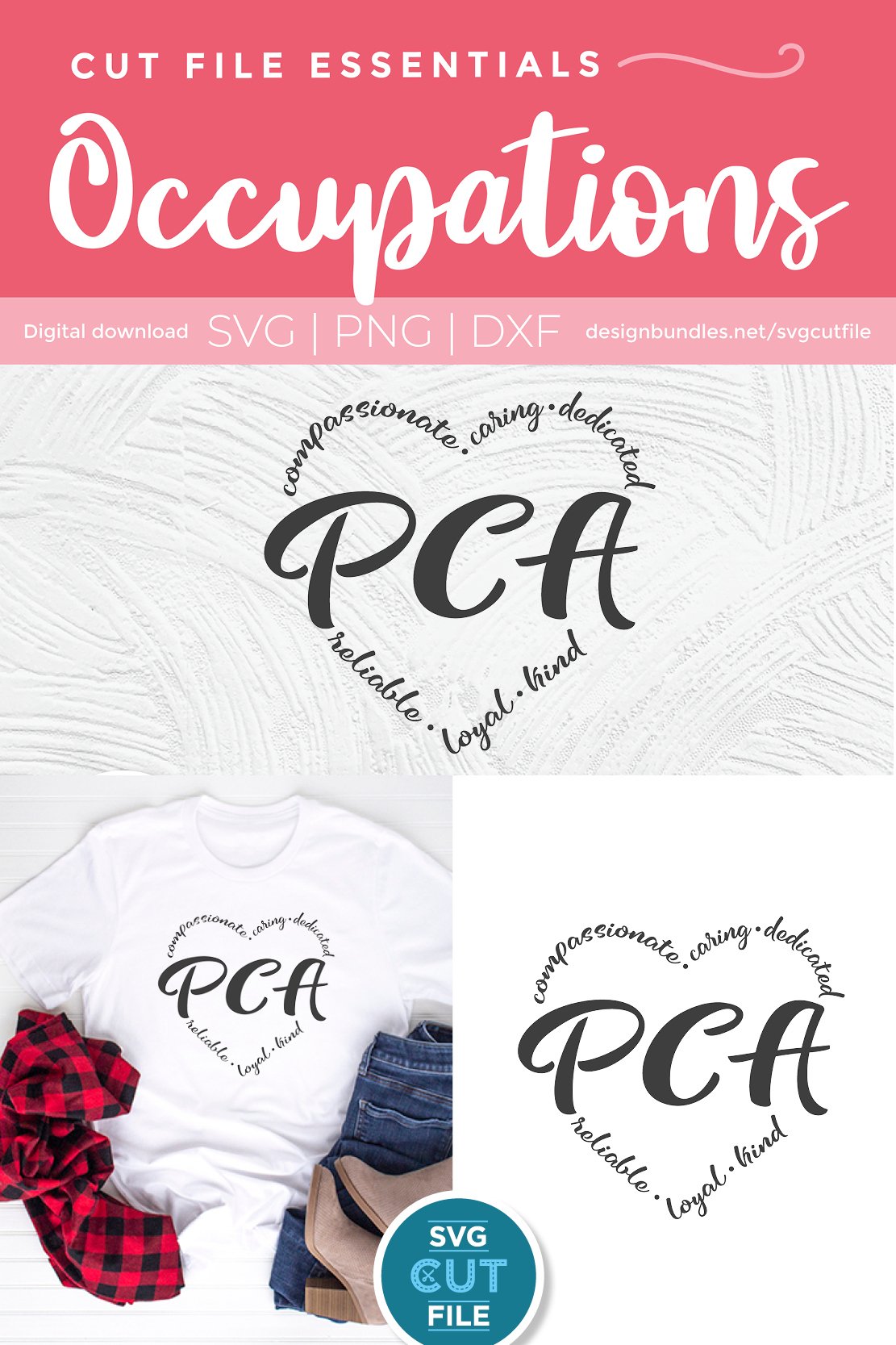 PCA svg, a personal care attendant svg for caregivers (1229730) | Cut ...
