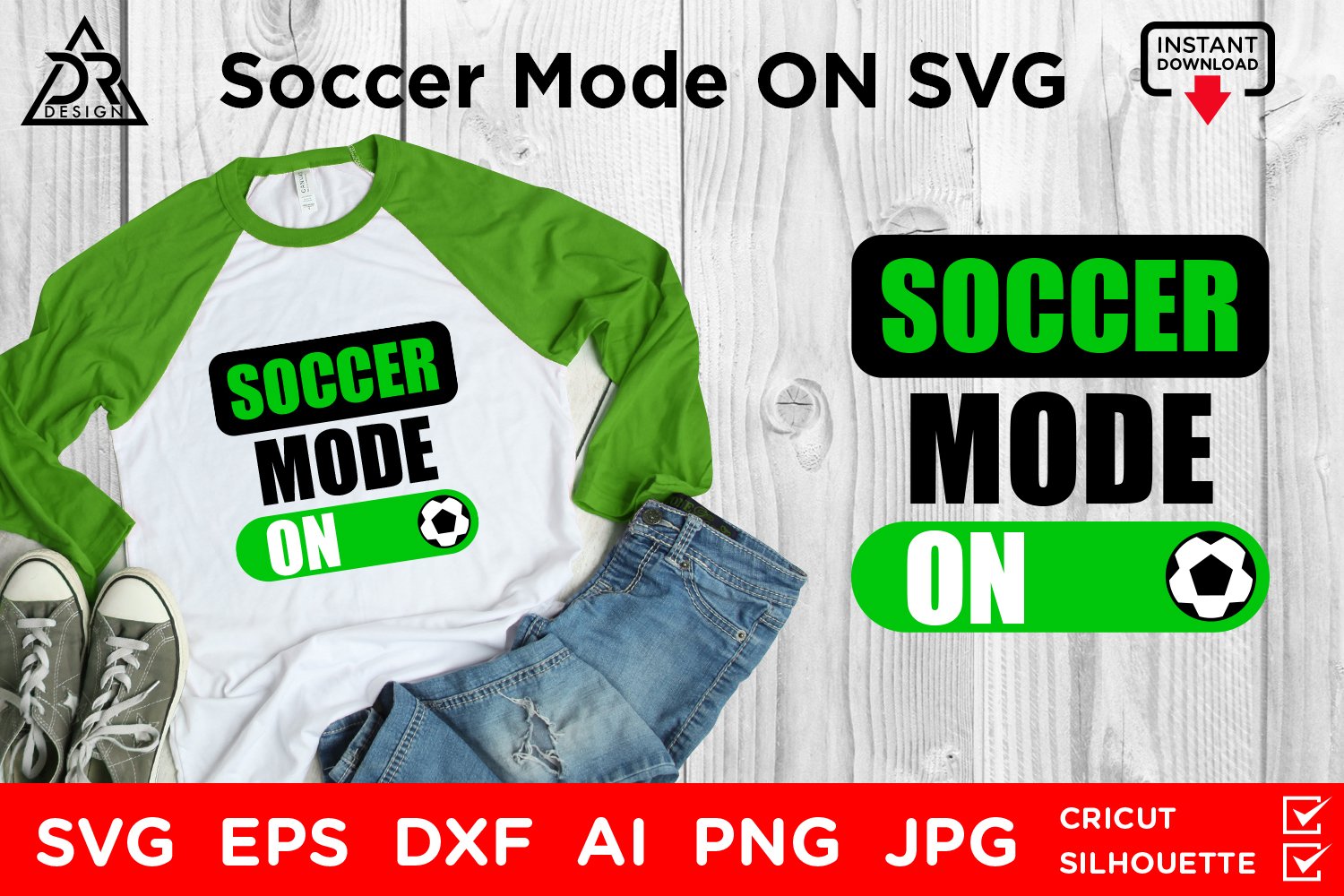 Soccer Mode On SVG File (521293) | SVGs | Design Bundles
