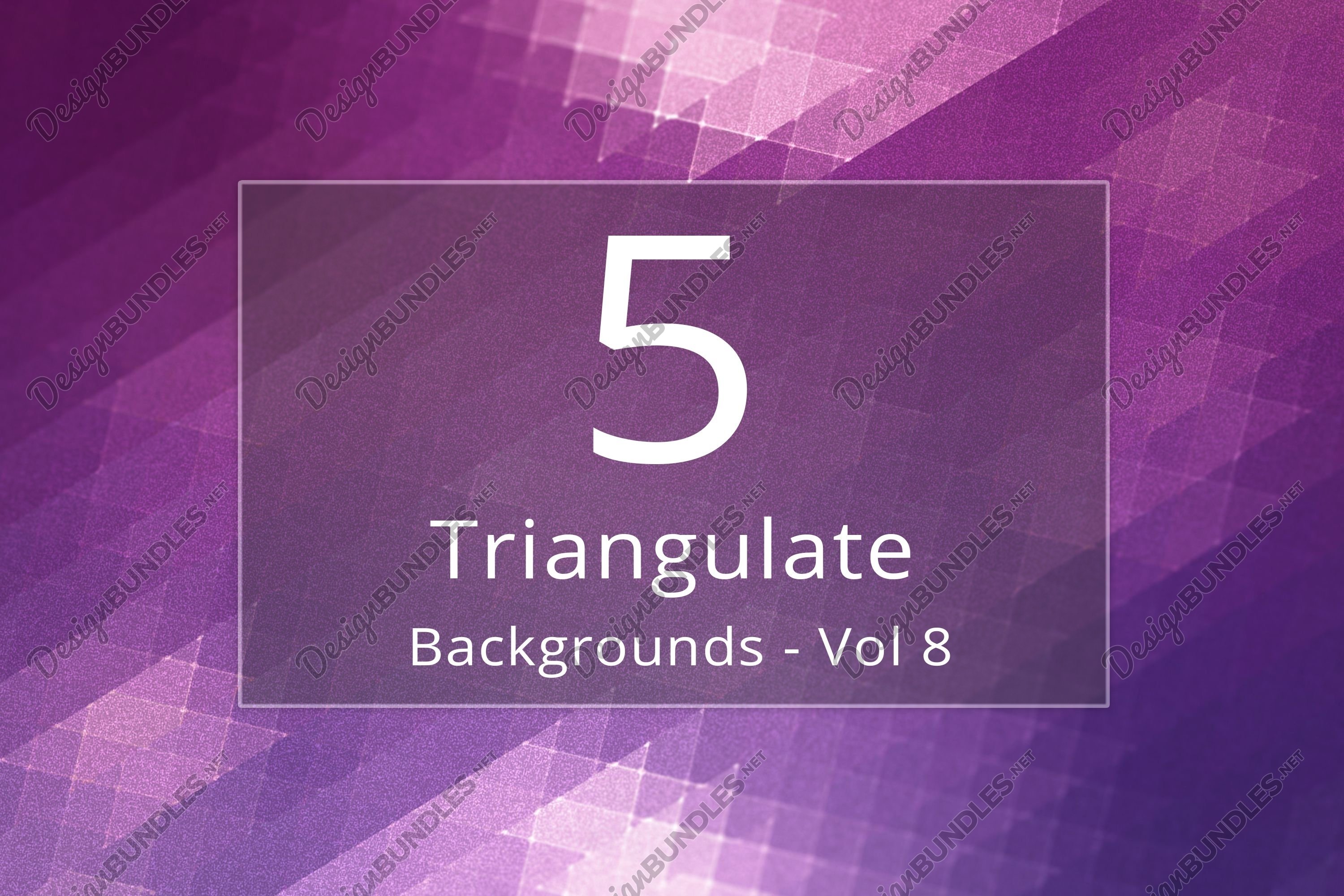 5 Triangulate Backgrounds - Vol 8 (1009740) | Textures | Design Bundles