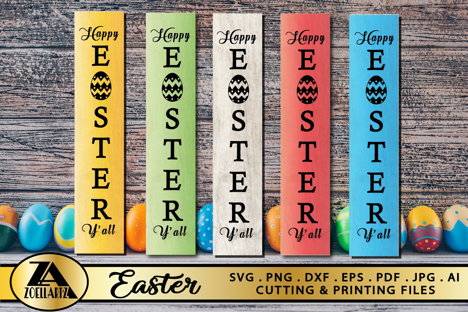 Easter SVG PNG EPS DXF Happy Easter SVG Easter Sign SVG (1123501 ...