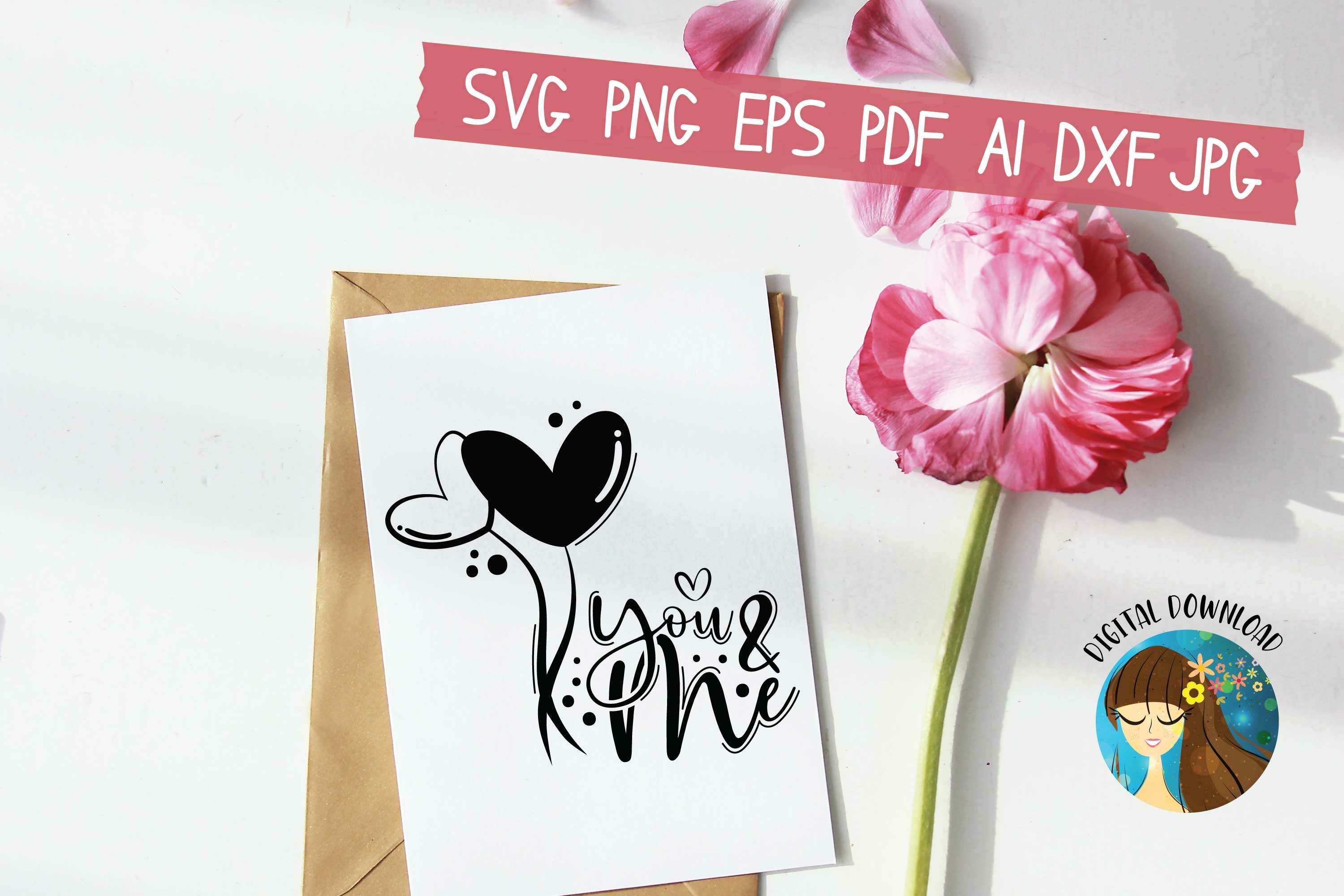 You & Me Svg (1153919) | SVGs | Design Bundles