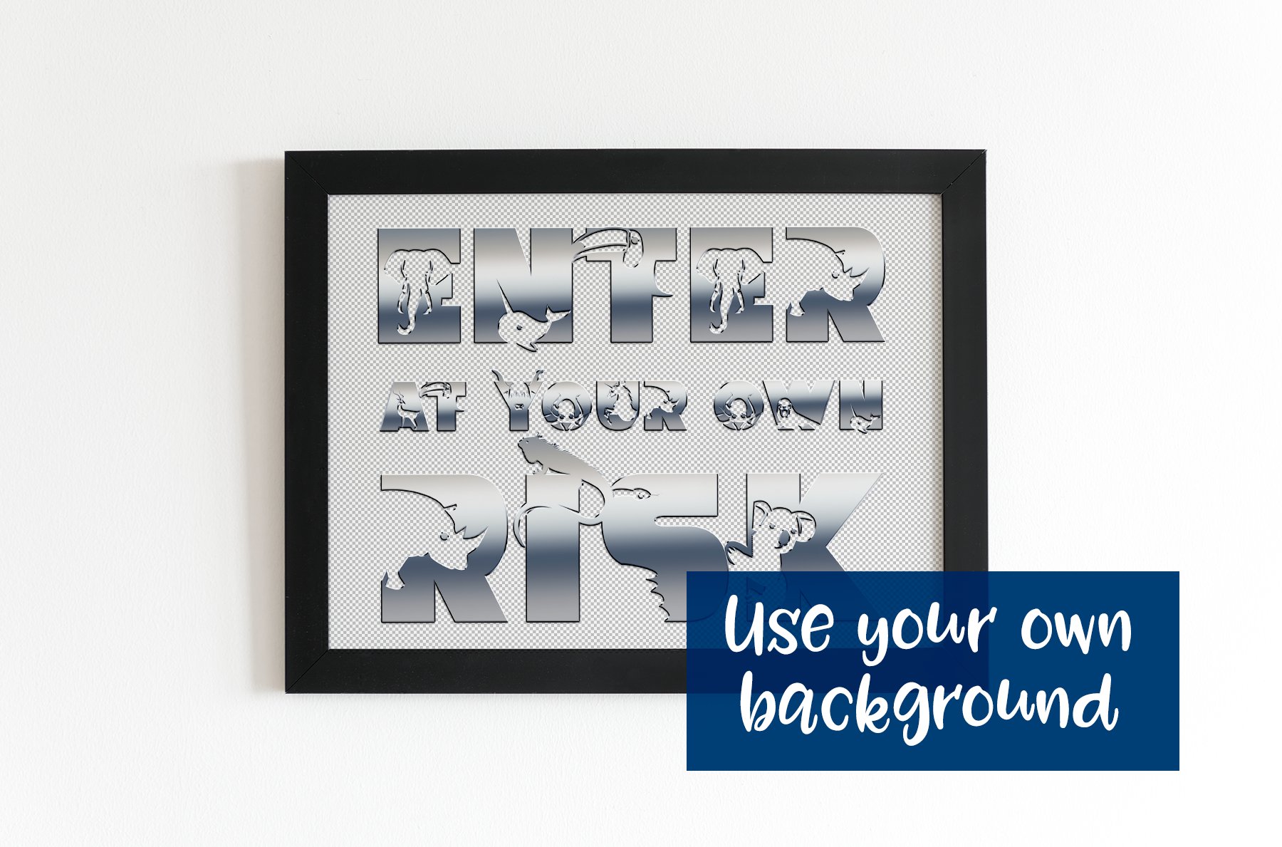 Enter at Your Own Risk / Child's Bedroom Door Sign / Jungle (603107 ...