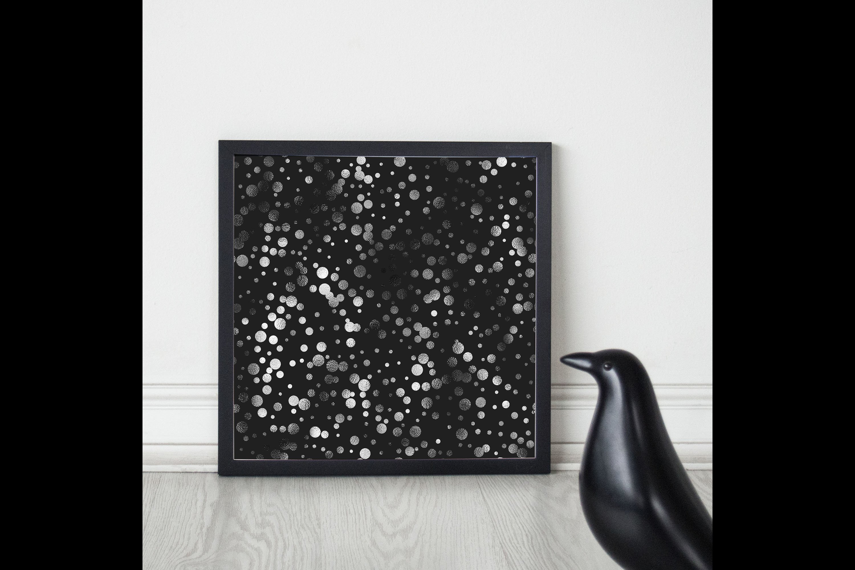 100 Seamless Color Metallic Foil Confetti Digital Papers (245413 ...