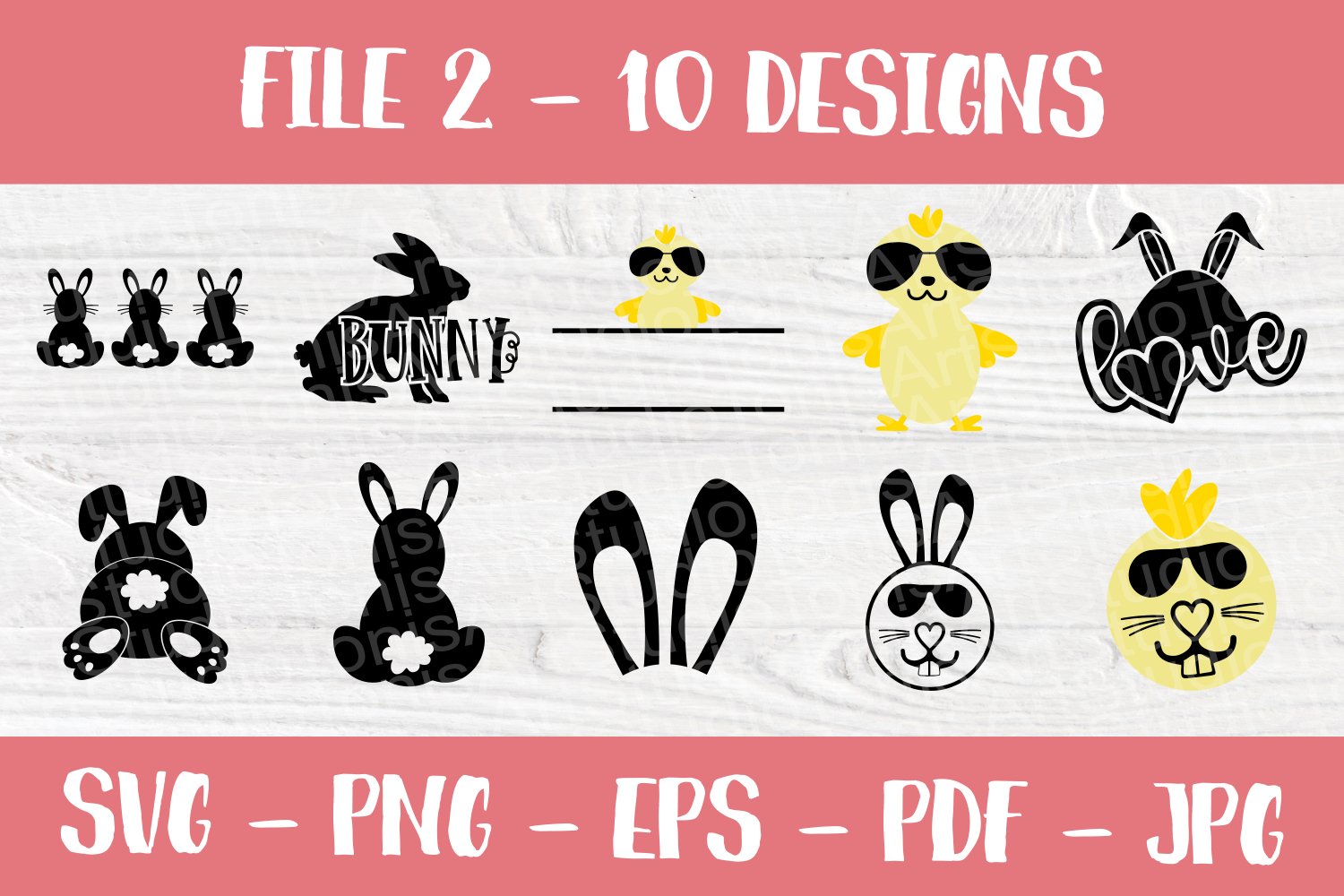 Rabbit SVG Cut Files| Easter Bunny Svg | Rabbit Silhouette (513547 ...