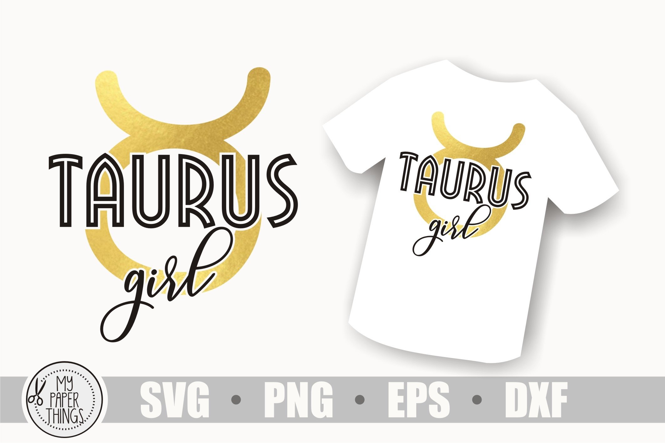 Taurus svg bundle, Birthday svg, Zodiac sign (521736) | Cut Files ...