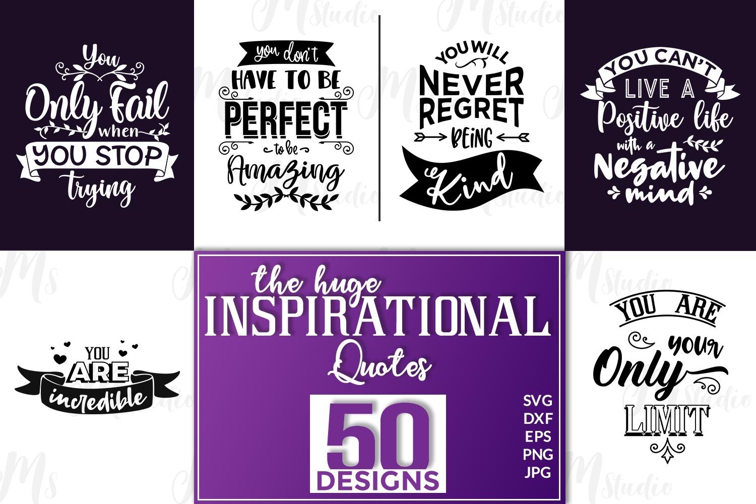 The Huge Inspirational SVG Bundle (1021241) | Cut Files | Design Bundles