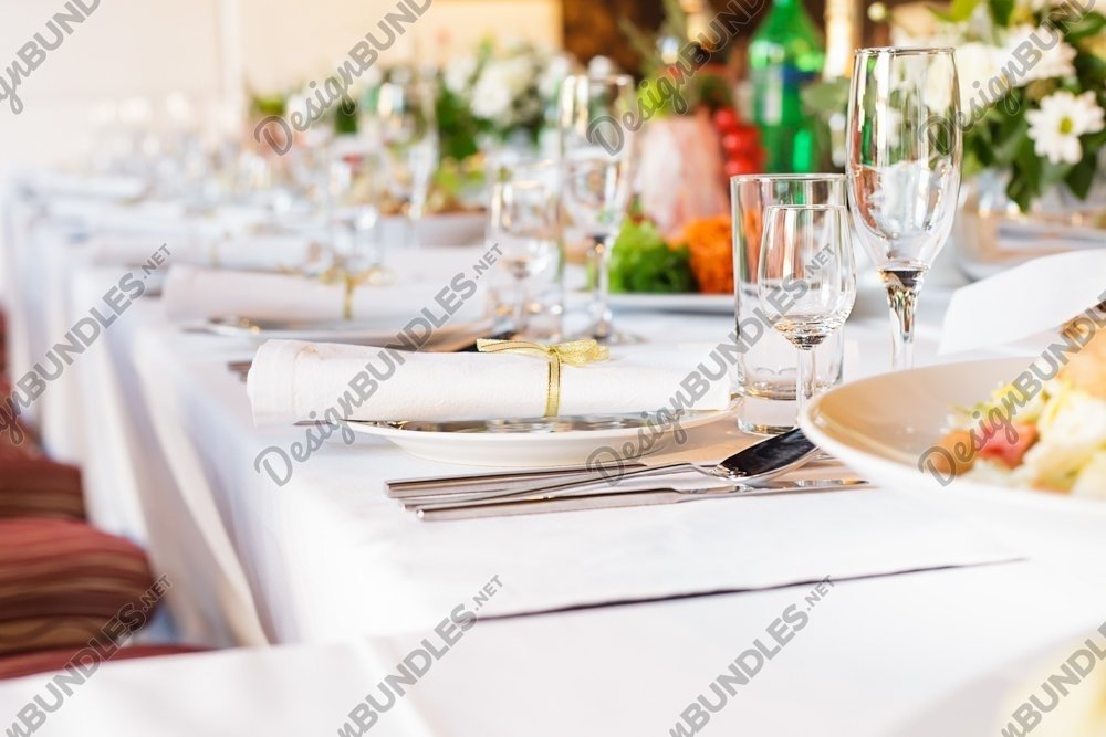 Serving table prepared for event party (951760) | Food and Drink ...