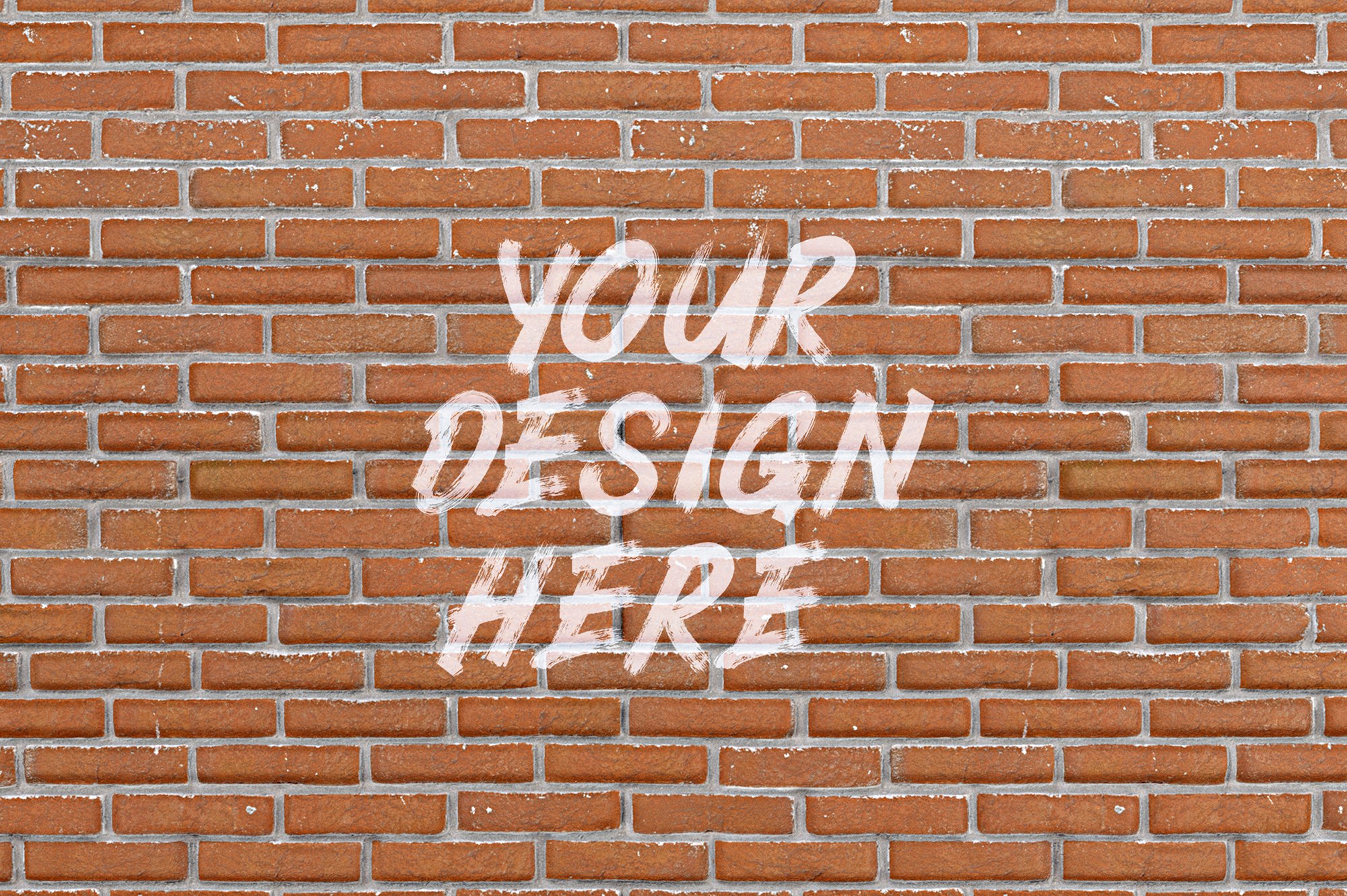 Brick wall mock-up.