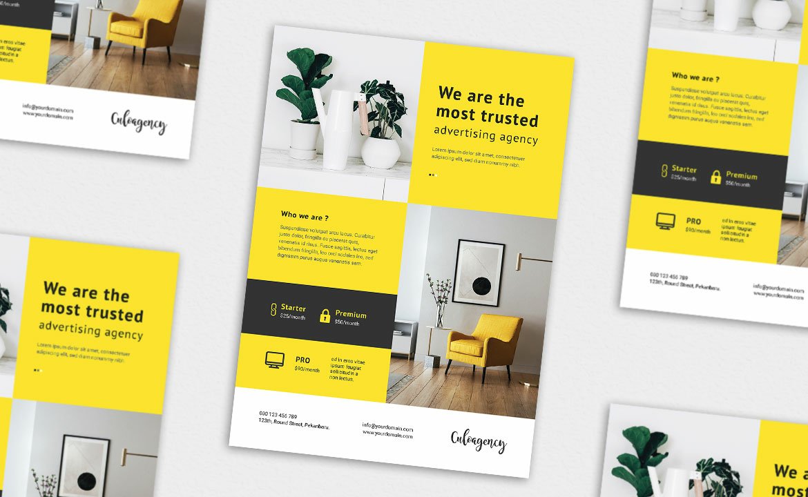 Agency vol.02 - Flyer, Poster TY (1140307) | Flyers | Design Bundles
