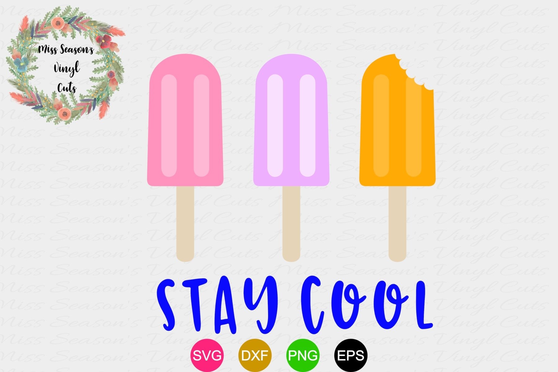Stay Cool Popsicle SVG (327074) | SVGs | Design Bundles