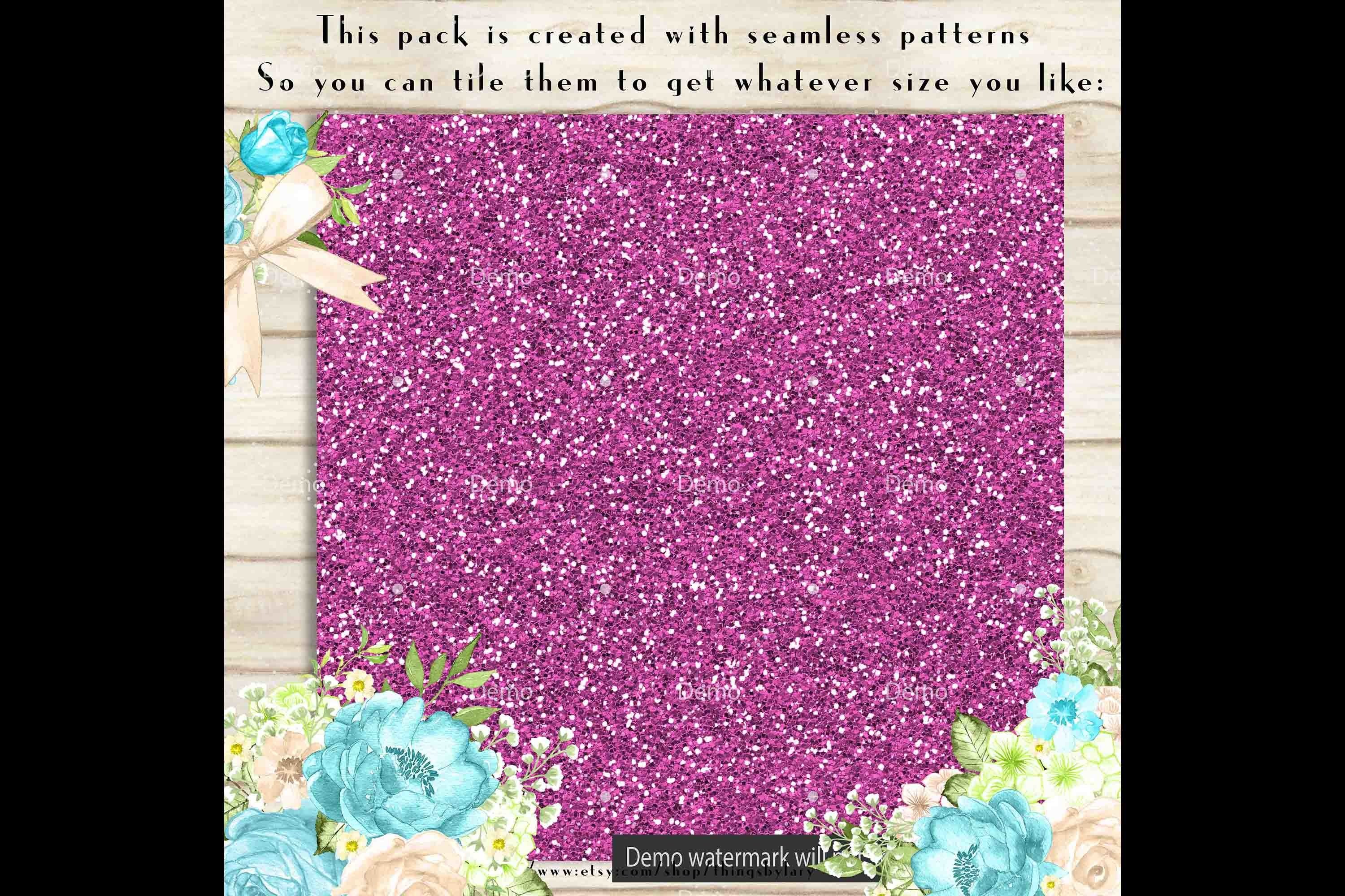 36 Glitter and Solid Color Princess Black, Pink and Blue (159436 ...