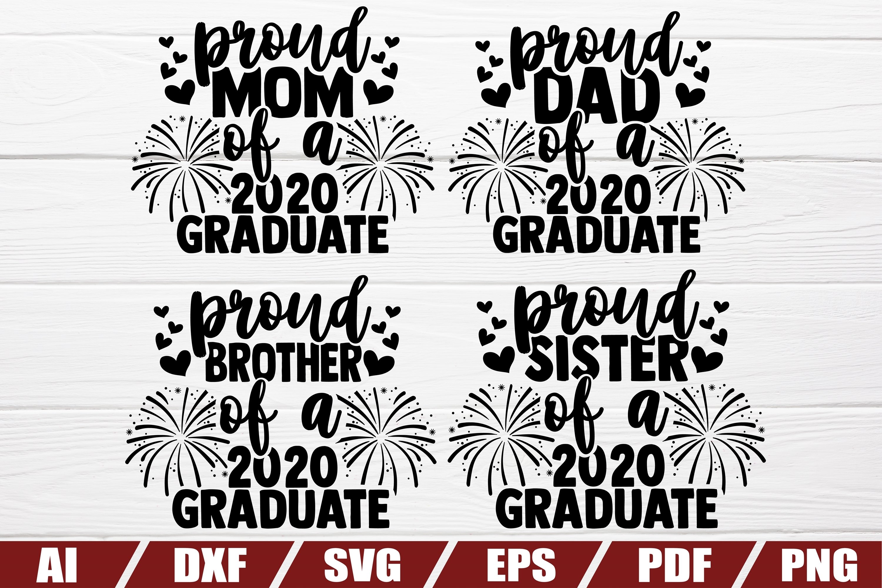 Graduation 2020 Bundle svg - 20 designs - cut file - dxf (501017) | Cut ...