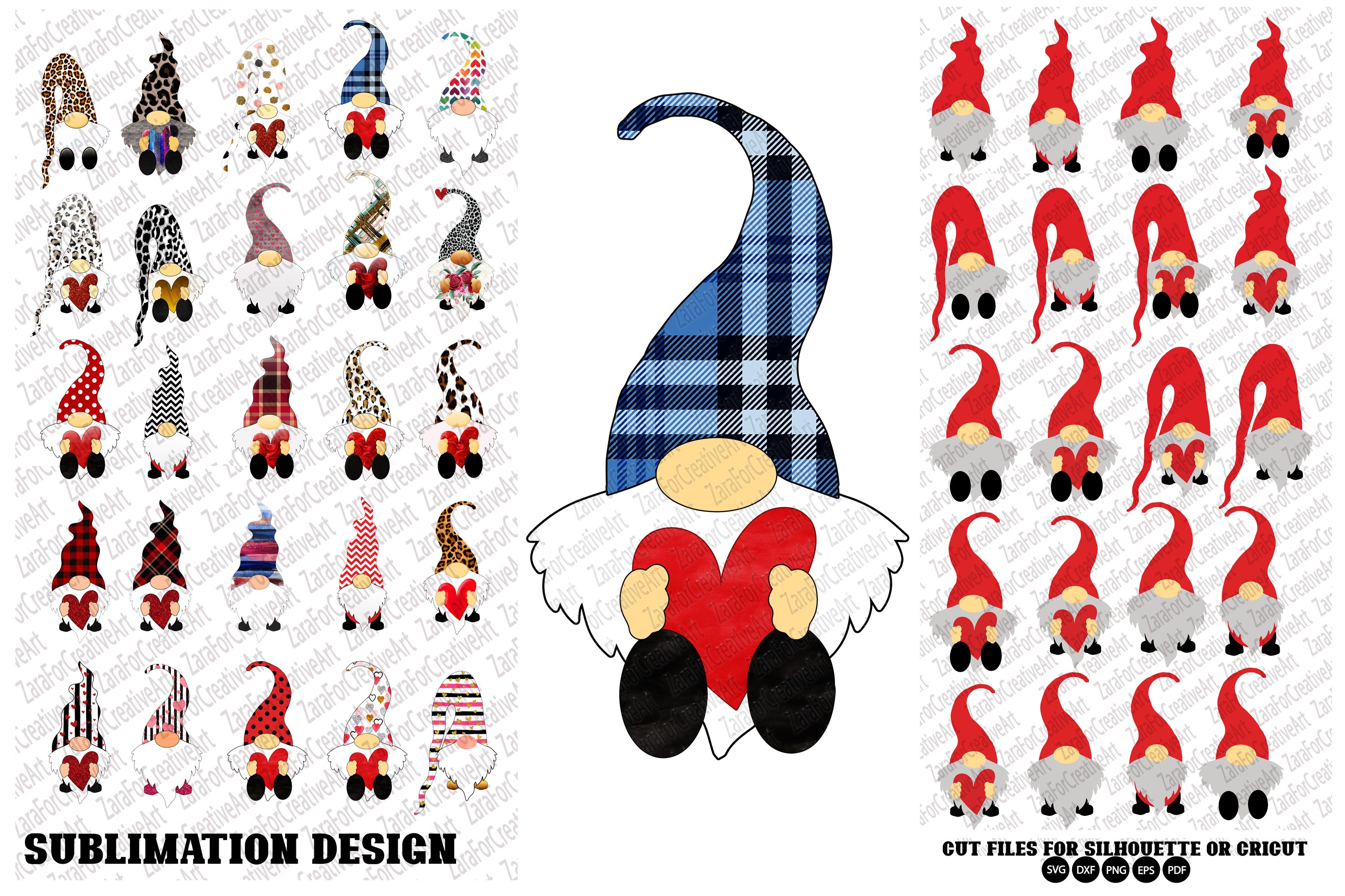 Gnomes Bundle - 20 SVG, 25 Sublimation design (493041) | Sublimation ...