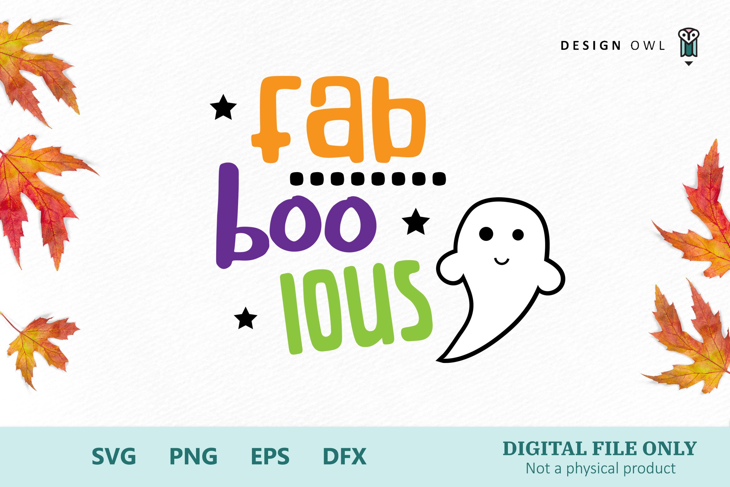 Fab boo lous - Halloween SVG file (118985) | Cut Files | Design Bundles