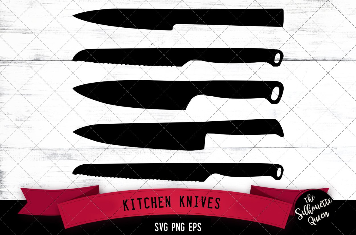 Kitchen Knives Svg Cut File (1111024) | SVGs | Design Bundles