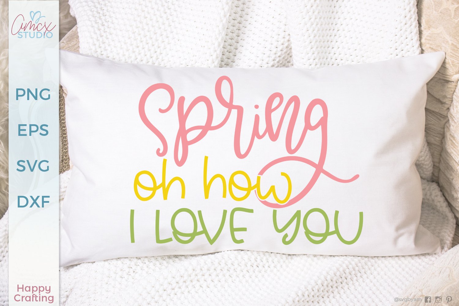 Spring, I love you - Spring Decor Design (445112) | SVGs | Design Bundles