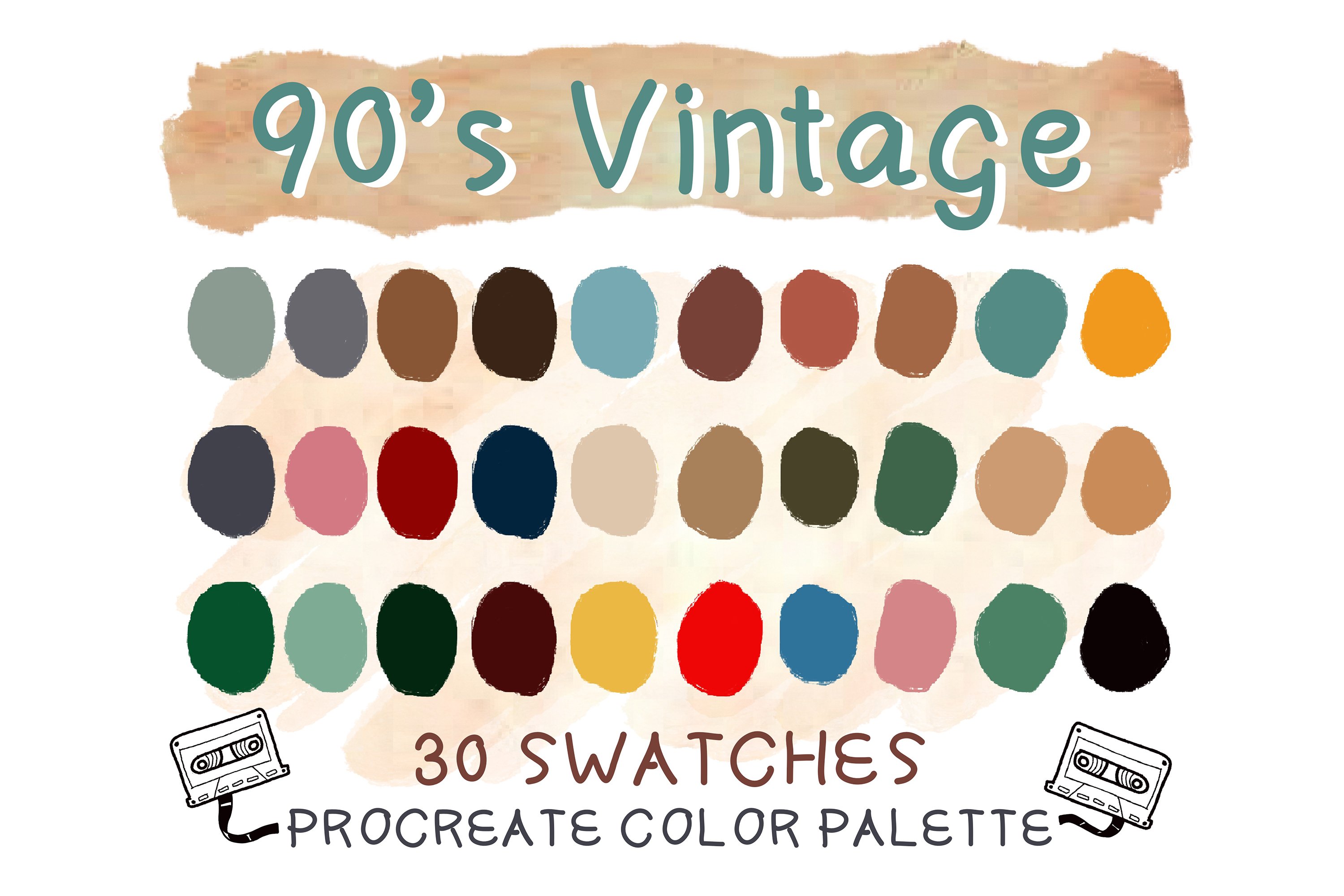 1990s Colors Palette