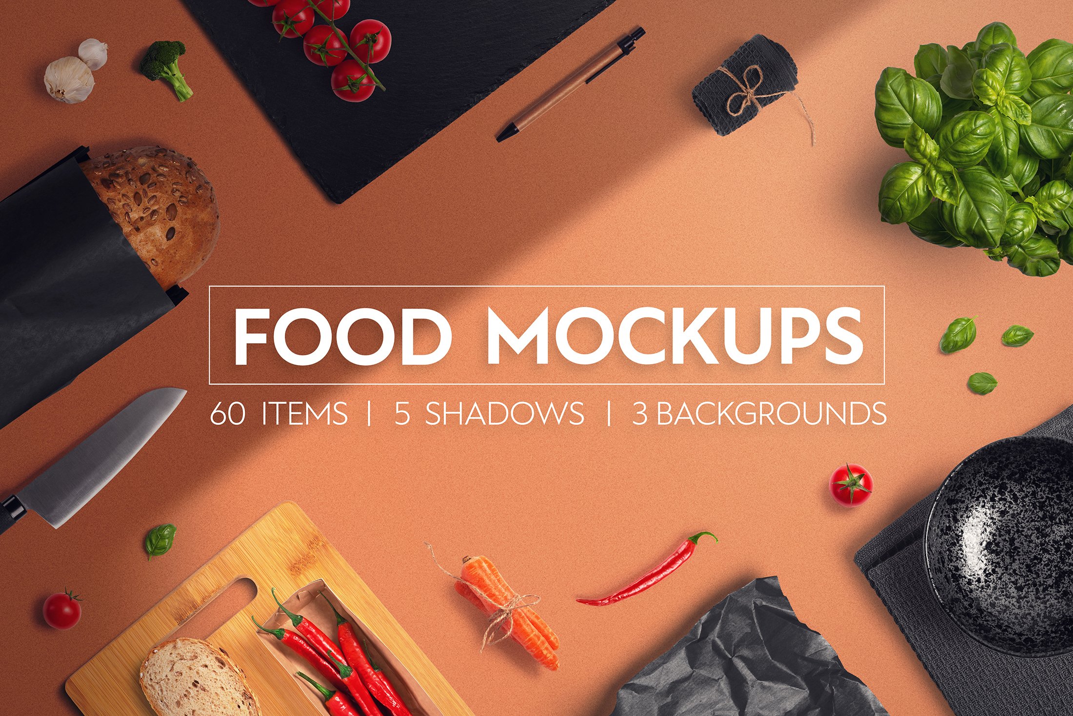 Food & Restaurant Mockup Collection (346771) | Mockups | Design Bundles