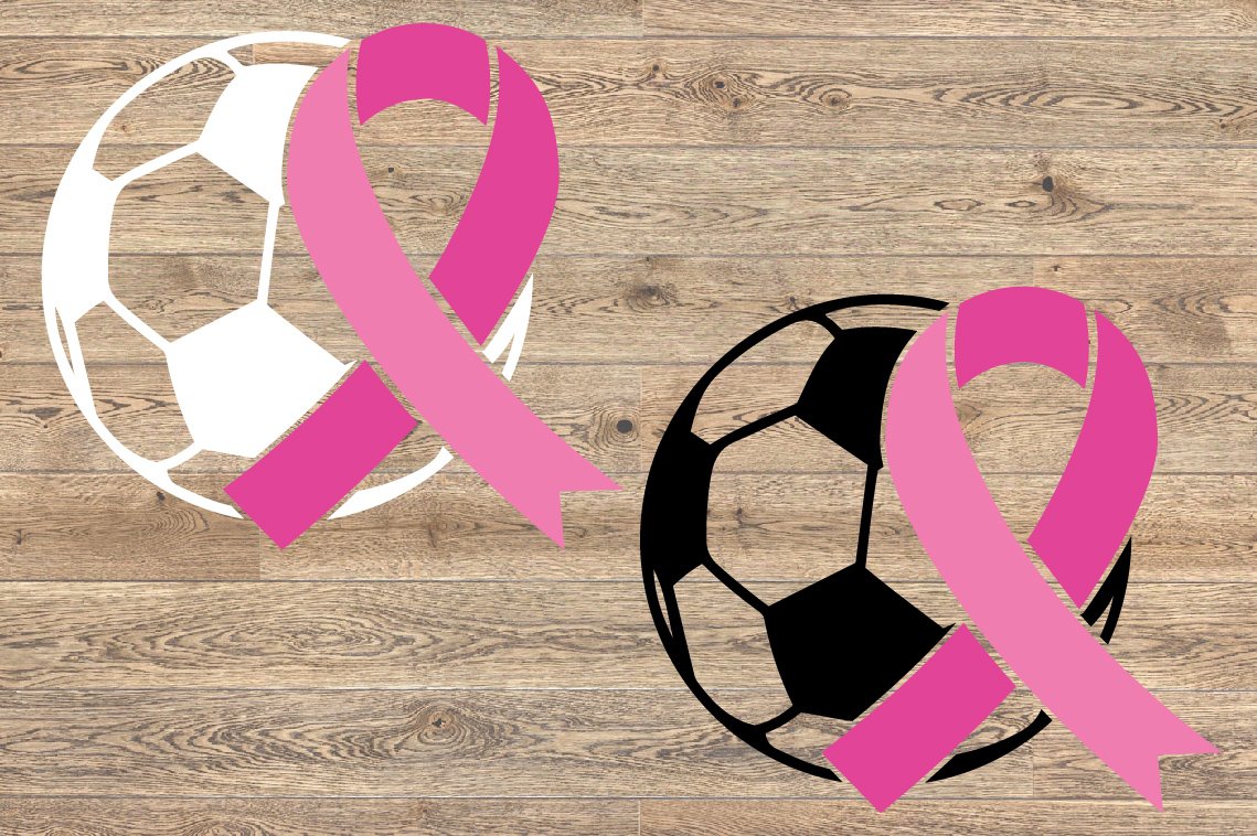 Soccer Tackle Breast Cancer Svg Awareness ribbon 1457s (275139) | SVGs ...