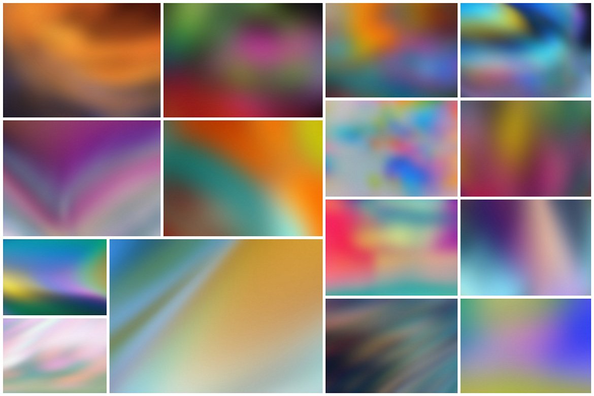 Blurred Rainbow Backgrounds (557323) | Backgrounds | Design Bundles