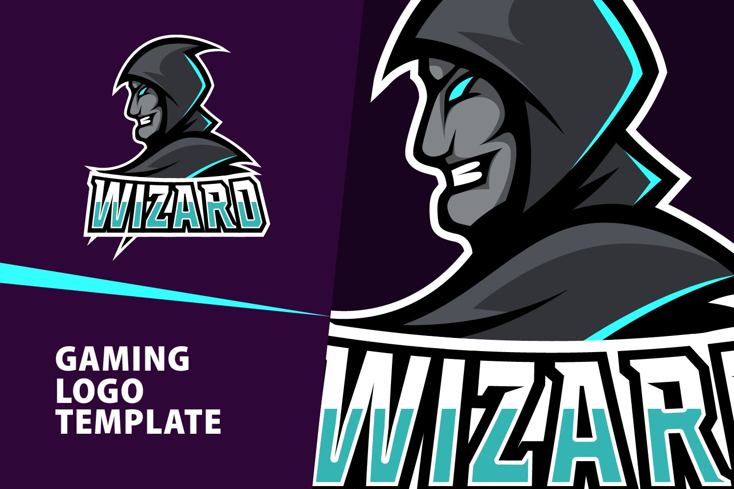 wizard-gaming-logo-template-515404-logos-design-bundles