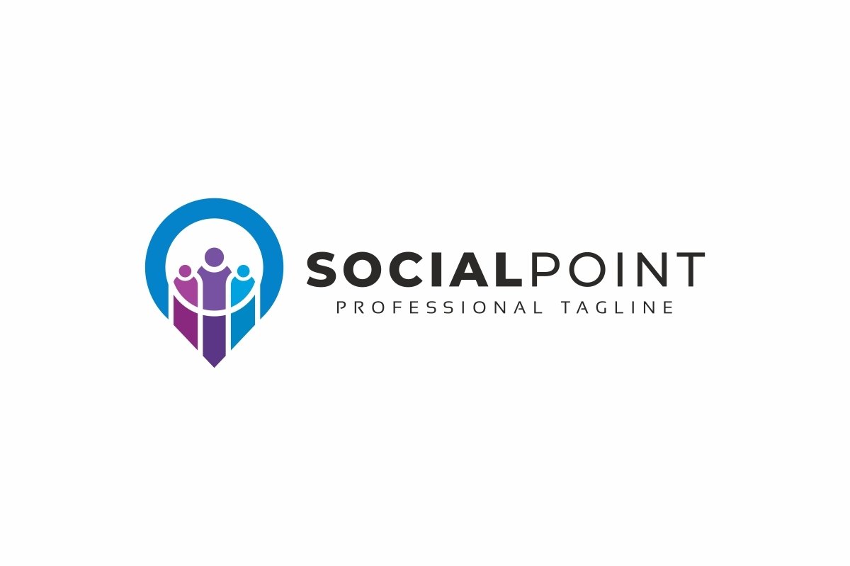 Social Point Logo (384235) | Logos | Design Bundles